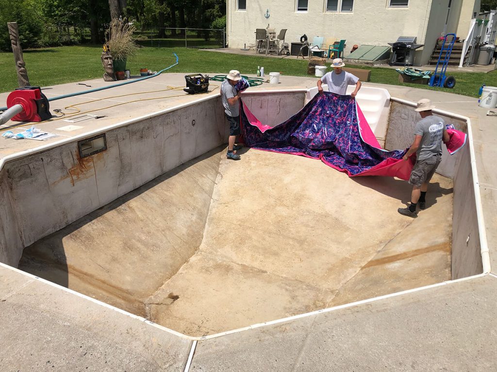 Vinyl Liner Replacement - Nichols Pool Service